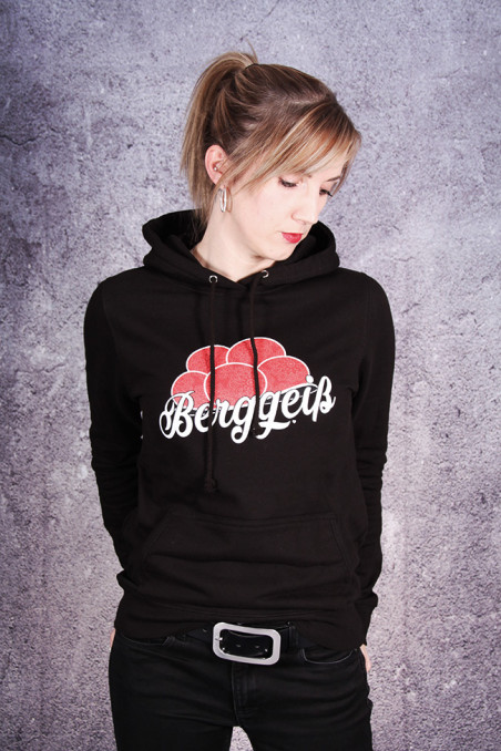MÄDEL-HOODIE "Berggeiß" | schwarz